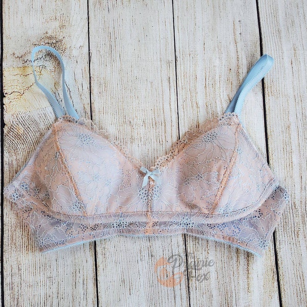 MARA Bralette English PDF Digital Sewing Pattern, Lingerie Sewing ...