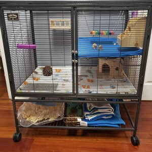 Wood Bridge Ramp Step Ledge Swing With Perch for Chinchilla | Etsy