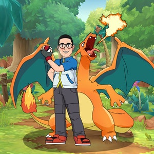 Custom POKEMON Character Portrait From Photo DIGITAL COPY - Etsy