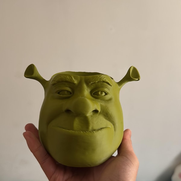 Unique Shrek Head Planter Pot - Cactus Pot and Pen Holder - FAST ...