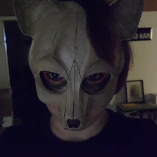 Fox Skull Mask - Hecate [gold Ver.] | Mask Fox Larp Gn Furry Roleplay ...