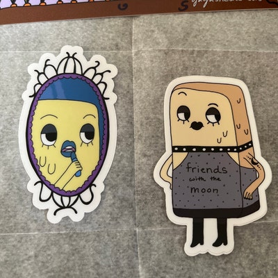 Butter Goth Sticker of the Summer Camp Island Character - Etsy