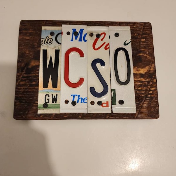 License Plate Signs 5 Dollars/letter - Personalized Name - Etsy