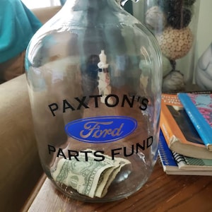 Our Adventure Fund World Map Money Jar Travel Fund 1 | Etsy