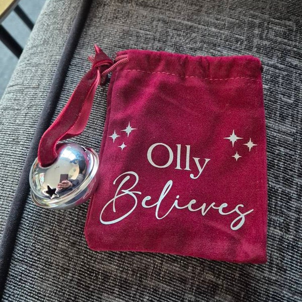 Personalised Polar Express Believe Bell | Christmas Bell | Christmas ...