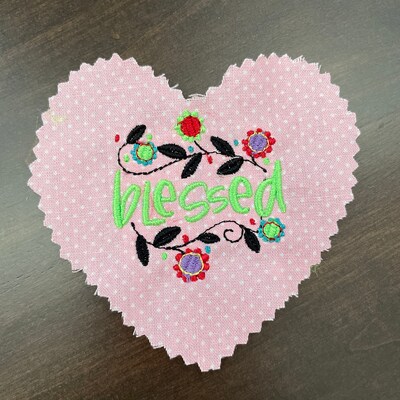 Blessed Machine Embroidery Design 4x4 5x7 6x10 8x8 Sizes Included ...