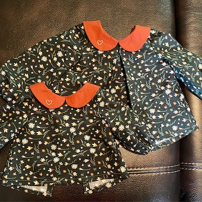 Peter Pan Collar Top PDF Sewing Pattern - Etsy