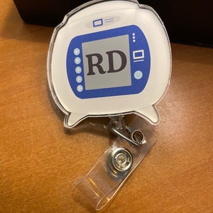 Dietitian Badge Reel | RD Tube Feeding Pump | Clinical Dietitian Gift ...