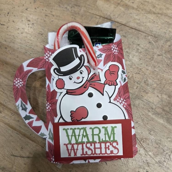 Hot Cocoa Pocket Mugs - Warm Wishes Hot Chocolate Holder - Class Office ...