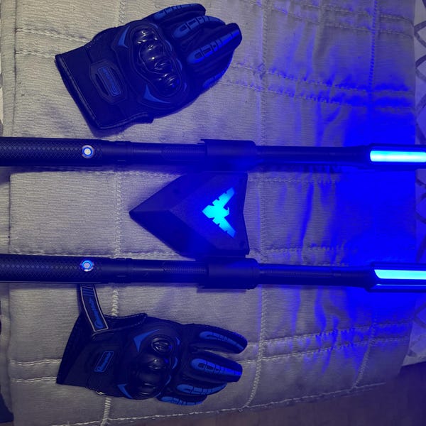 Nightwing Ecrisma Sticks Back Holder - Titans Nightwing - 3D Print - Etsy
