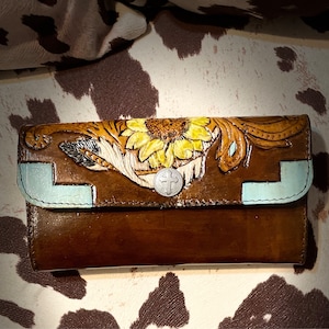 Sunflower Daisy Floral Vines Leather Tooling Tracing Design Pattern 2 ...