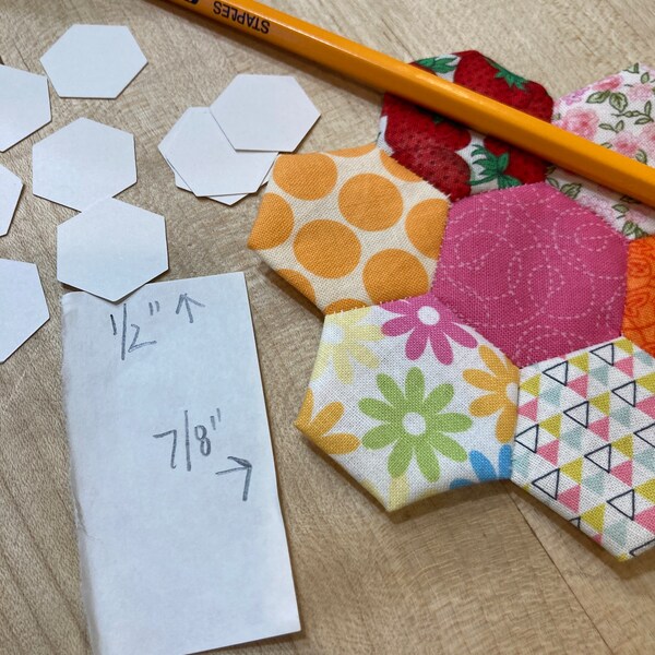 Hive Paper Pieces - 2" JEWELS - English Paper Piecing Quilting - Choose ...