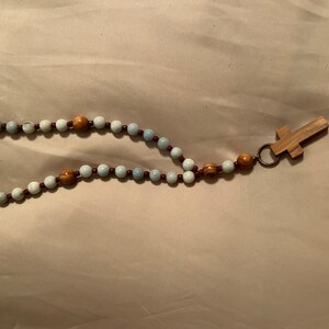 Green Agate, Celtic Knot and Cross Protestant Prayer Beads, Methodist ...