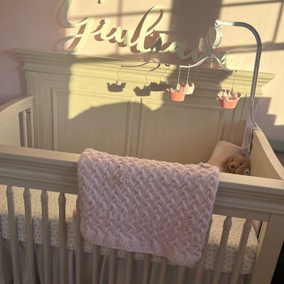 Custom Wood Name Sign for Nursery Girl, Boy, Over Crib Sign, Baby Name ...