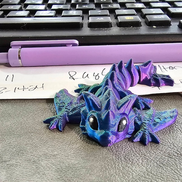 Mini 3" Baby Wyvern Dragon Butterfly 3D Printed Cinderwing3d ...