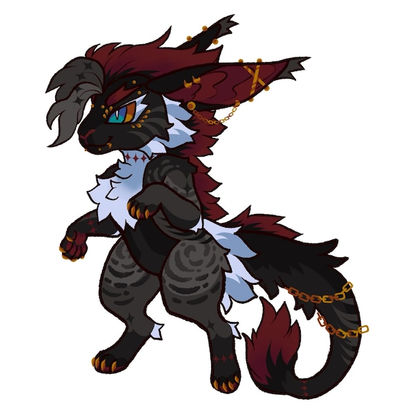 Custom Original Character Design Furry/fursona Adoptable - Etsy