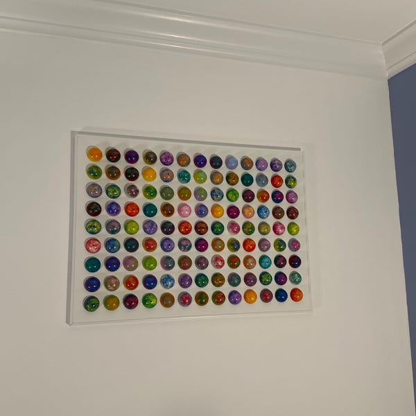 Colorful Tooth 3D Wall Sculpture: an Art Deco Mosaic for a Modern ...