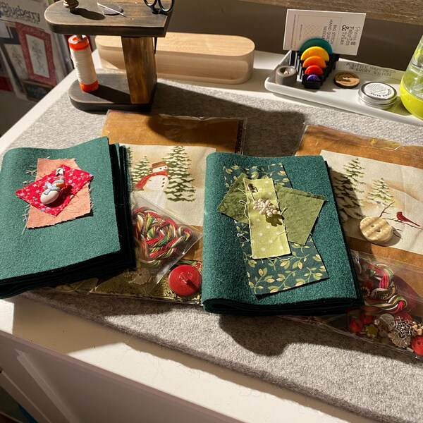 Snippet Roll Rabbit Slow Stitch Kit Easter Spool Pack Mixed Media ...