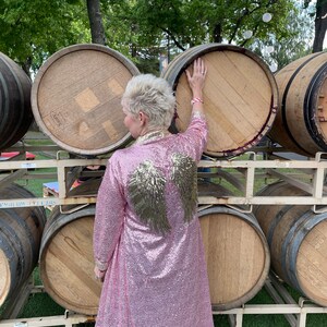 Silver Sequin Kimono With Fringes Sparkly Duster Burning - Etsy Australia