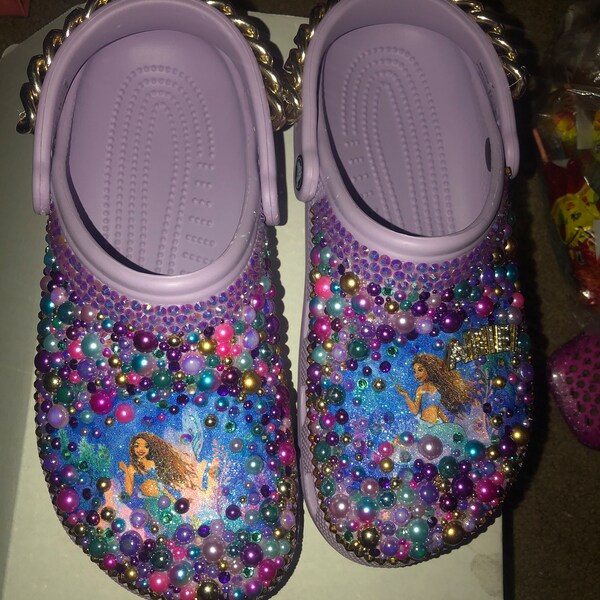 Custom Kids Bling Slides - Embellished Slides - Etsy