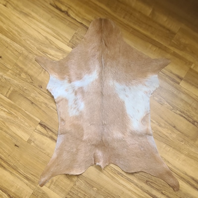 Real Cowhide Rug Brindle Light Genuine Hair on Cow Hide - Etsy