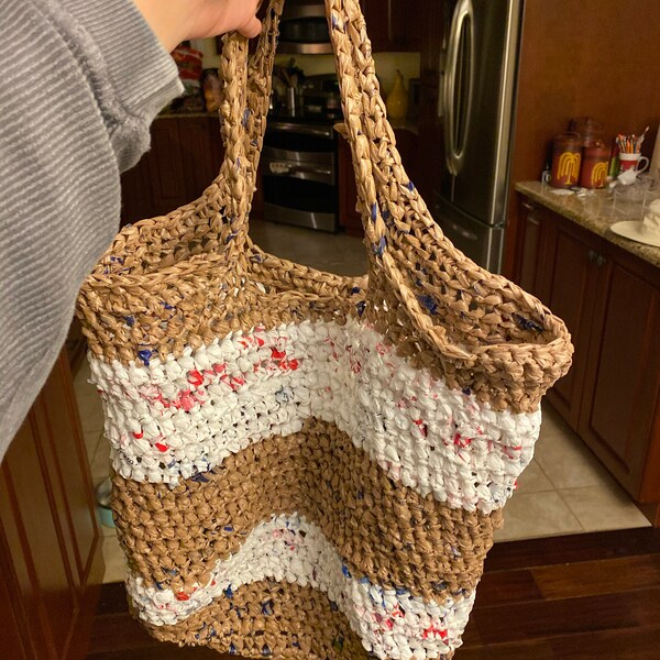Recylced Plarn Bag PATTERN - PDF Format - No 2 - Etsy