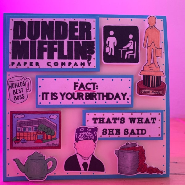 The Office Birthday Card, It is Your Birthday Card, Fact It is Your ...
