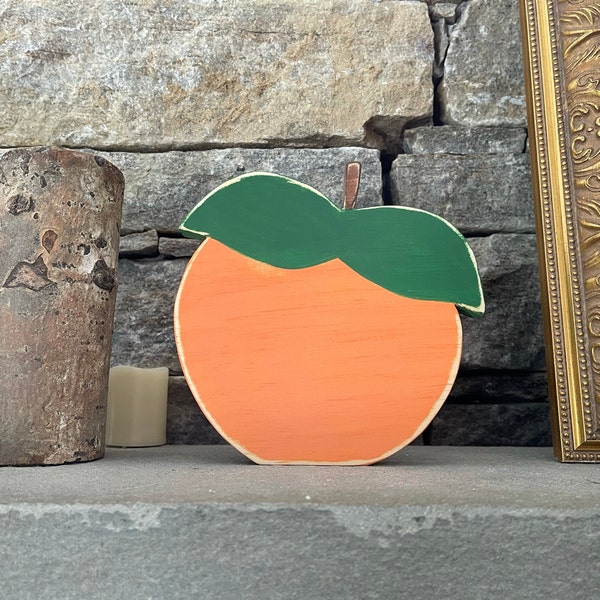 Wood Peach, Rustic Peach, Peach Decor, Peach Theme, Peach Tiered Tray ...
