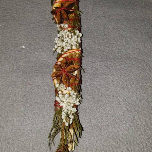 Winter Solstice Smudge Stick,yule, Alternative,alter,blend,cleanse, - Etsy
