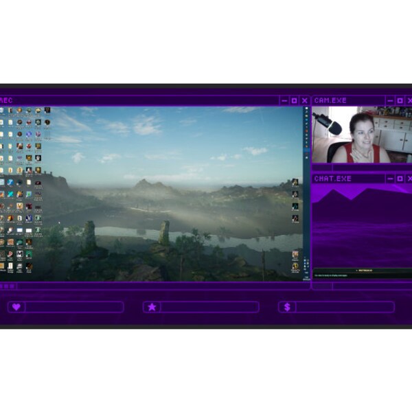 4x DARK RETRO Animated Waiting Screens Computer Style - Etsy