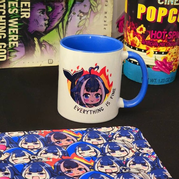 Vshojo K9 Kuro Sticker, Vtuber Stickers, Kiss Cut Stickers 3x3, K9 Kuro ...