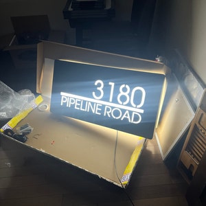 Rectangle Street Signageled Light Box Signboardshop - Etsy