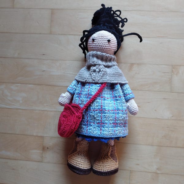 Crochet Pattern for Doll RHONDA, Pdf (deutsch, English, Français ...