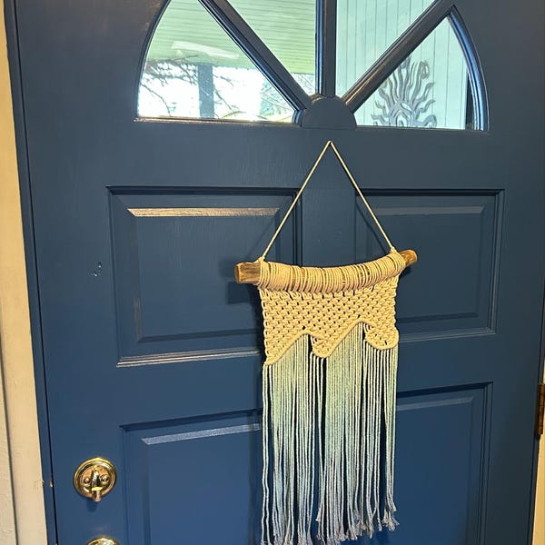 Beachy Wave Macrame Wallhanging - Etsy
