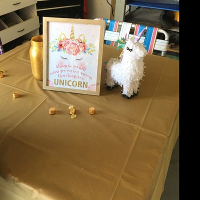 Unicorn Printable Sign, She Leaves a Little Sparkle Wherever She Goes ...