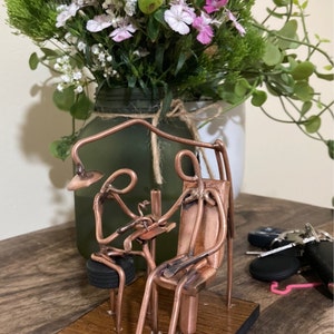 Copper Art Figurine Basketball Player - Etsy