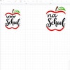 Before After School SVG File, Teacher SVG, Apple SVG File, Cricut ...