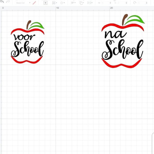 Before After School SVG File, Teacher SVG, Apple SVG File, Cricut ...