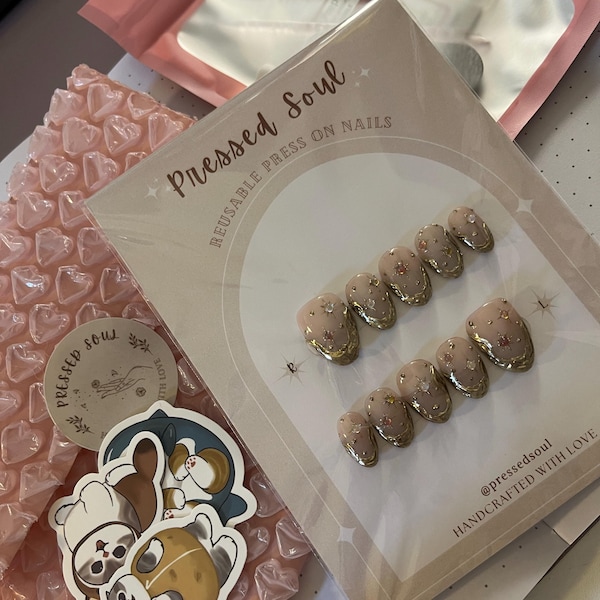 CECILY | Italian Tile Lemon Press on Nails | Summer Vacation Nails ...