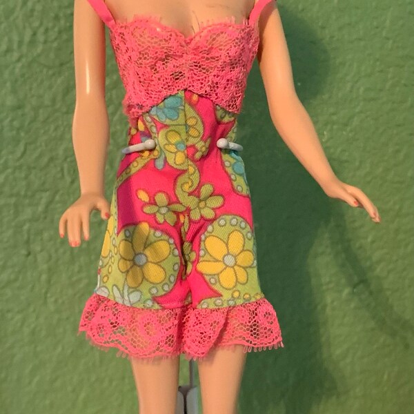 Barbie INTERNATIONALE FASHION Avenue Summer Blue Shell Pantsuit 1996 ...