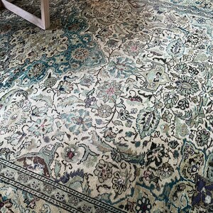 Oriental Persian Small Carpet , Modern Persian Rug, Small Rug, Bamboo ...