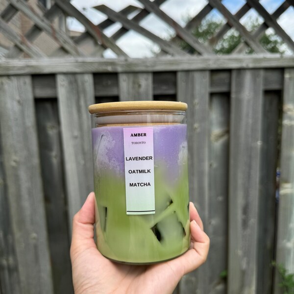 Strawberry Matcha Candle | Soy Candle | Viral Drink Candle | Strawberry ...