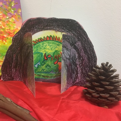 Printable Michaelmas Dragon Cave - Etsy