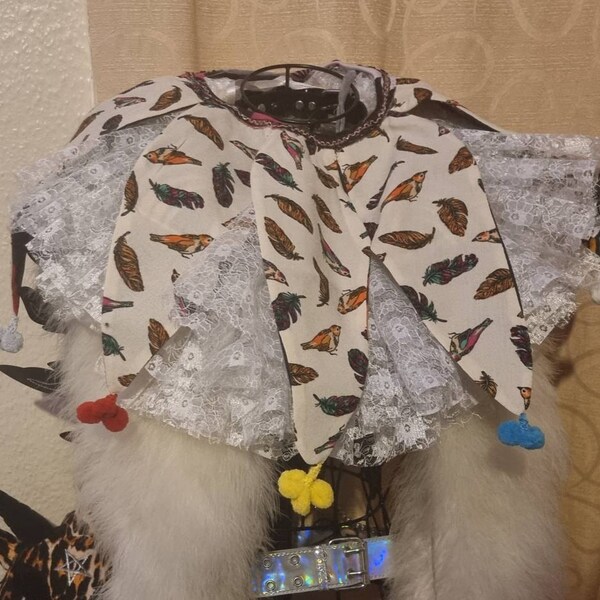 Huge Ruffle Clown Collar Ruff, Big Neck Collar Costume Accessory - Etsy