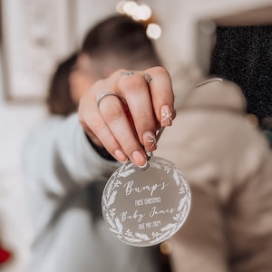 First Christmas Bump Decoration, Bump Ornament Gift, Pregnancy Baby ...