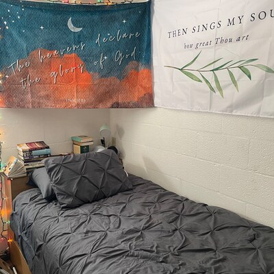 Redeem the Time Tapestry, Ephesians 5 Bible Verse Banner, Christian ...