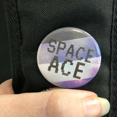 Space Ace Button - Etsy