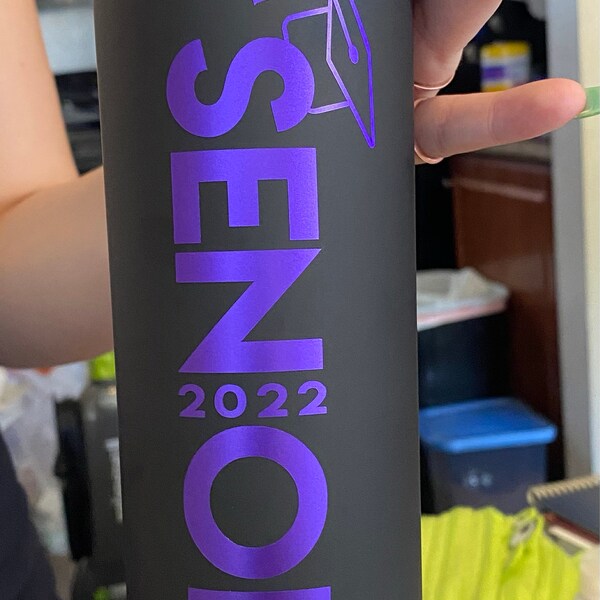 SENIOR 20oz Tumbler - Graduation Gift - Graduate - Class of - Custom ...