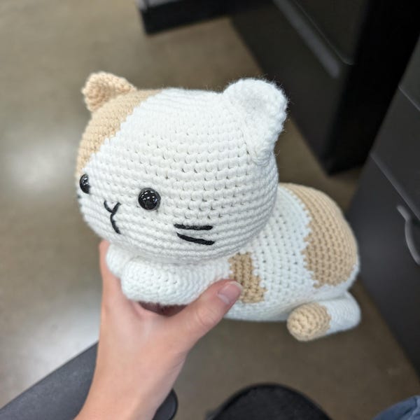 Crochet Pattern - Catloaf in the Box - Calico + Bicolor Cat Amigurumi ...