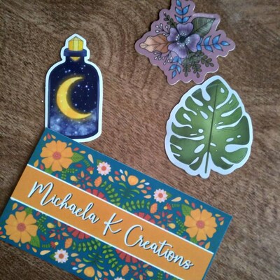 Night Sky Bottle Diecut Sticker, Moon Sticker, Moon Lover, Night Sky ...